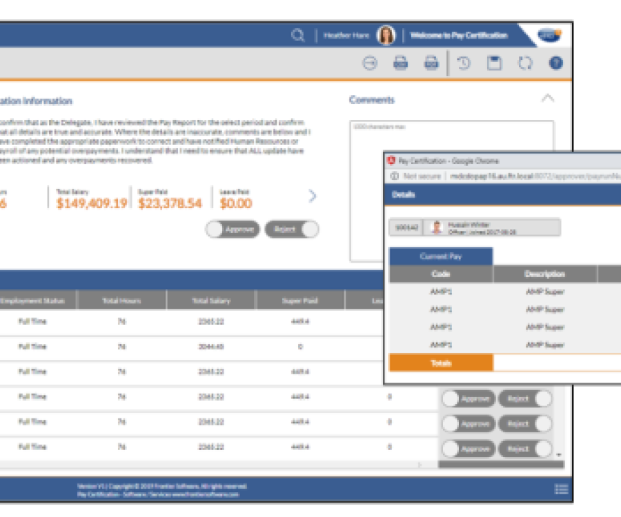 Payroll Verification Tools | Frontier Software